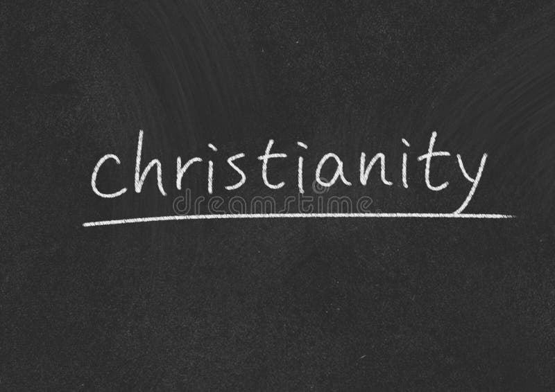 Christianity stock photo. Image of abstract, text, chalk - 165698864