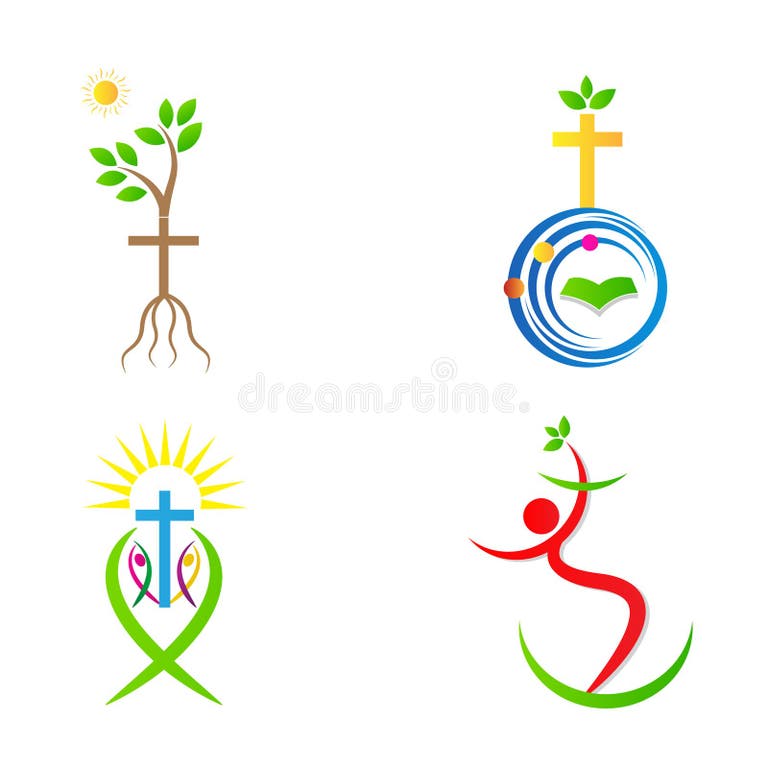Cross Tree Sunrise Design Stock Illustrations – 85 Cross Tree Sunrise ...