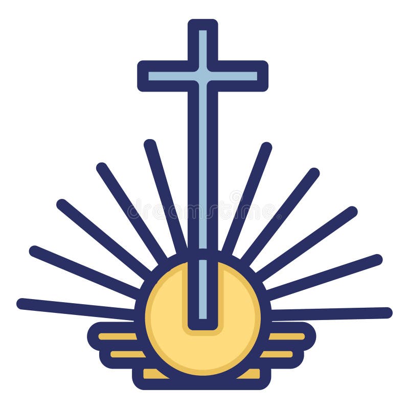 Christianity Isolated Vector Icon Which Can Easily Modify or Edit Stock ...