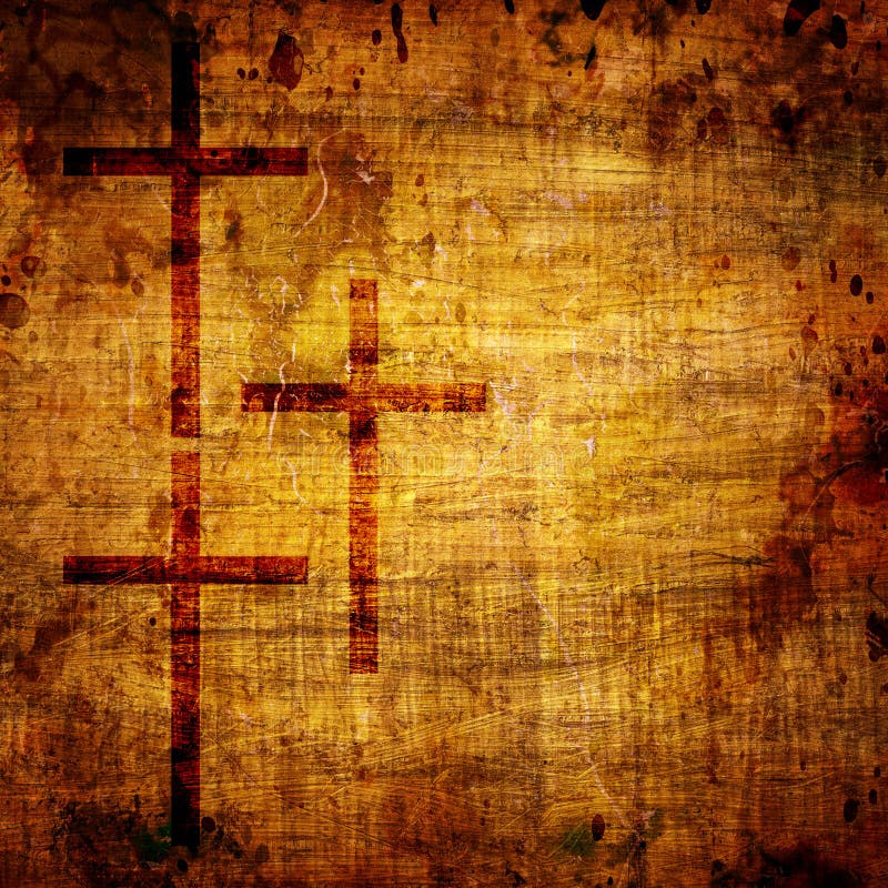 Christian Cross Old Paper Parchment Stock Illustrations – 161 Christian ...
