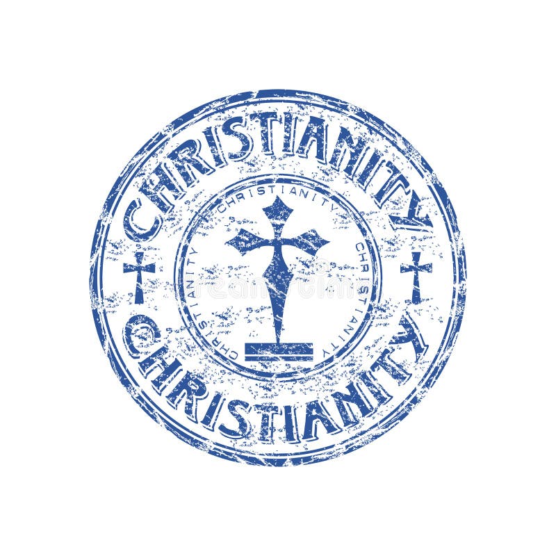 Jesus fish rubber stamp stock vector. Illustration of christian - 9837862