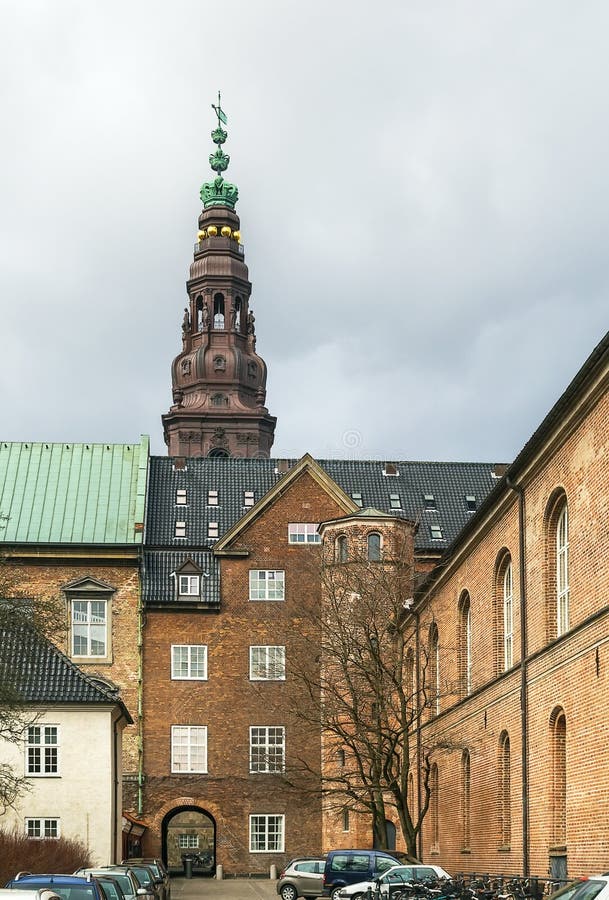 Christiansborg Palace Tower, Copenhagen Stock Photo - Image of historic ...