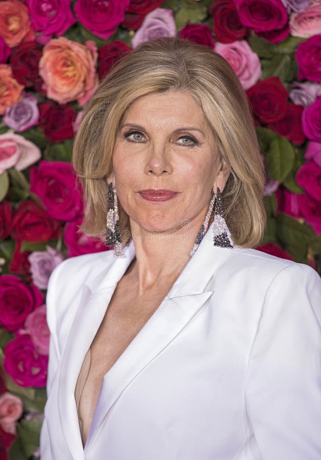 Christine Baranski Em Tony Awards 2018 Foto de Stock Editorial - Imagem ...