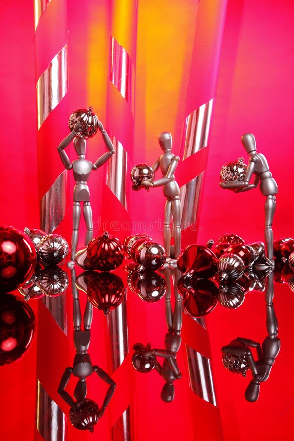 Christmas 4 dummies stock image. Image of ball, decoration - 16392723