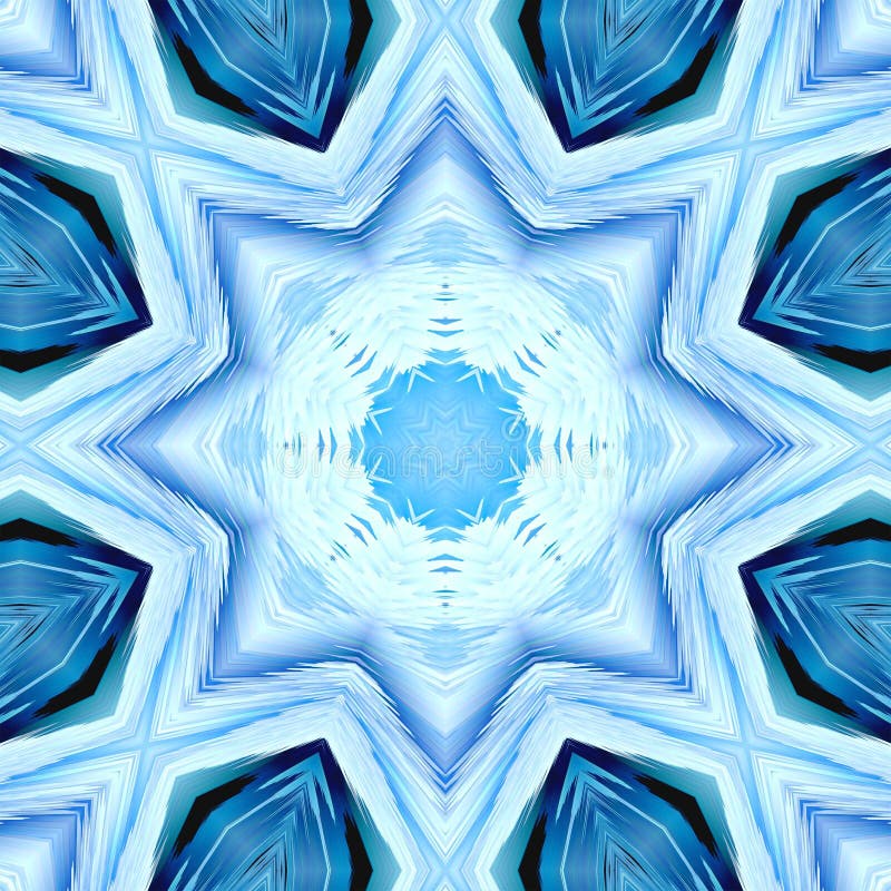 Christmas Abstract Background Pattern Snowflakes. Reflection Stock ...