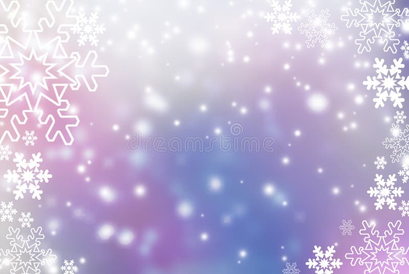 Christmas Abstract Background with Snowflake Stock Illustration ...