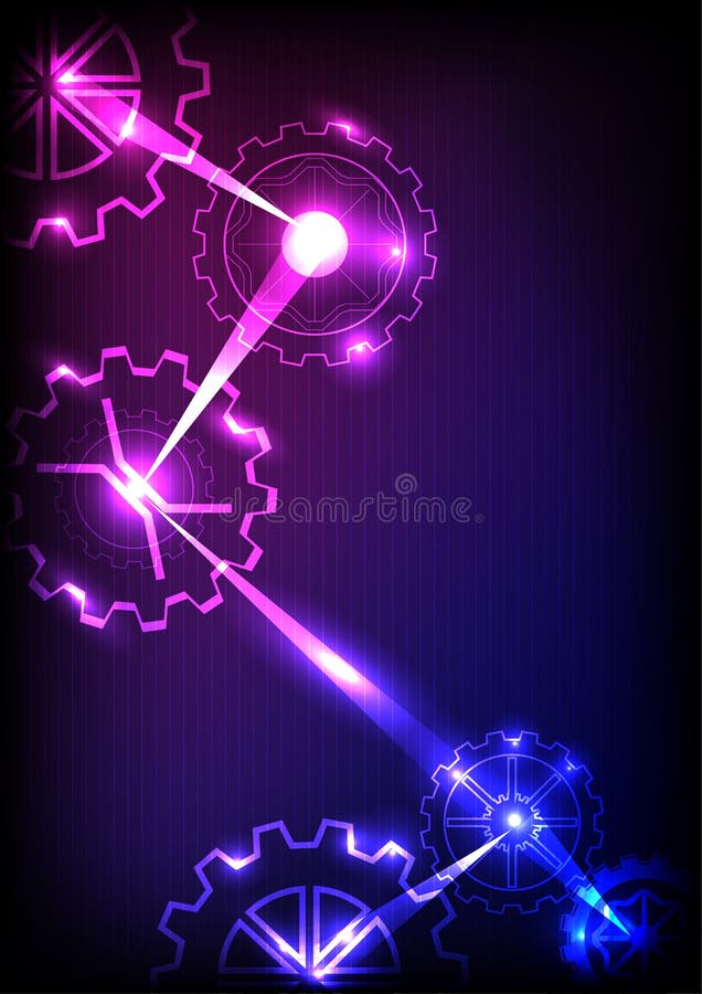 Christmas Abstract Backgrounds System Control Mechanical Gears Working ...