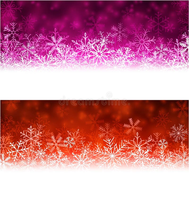 Christmas Abstract Banners. Stock Vector - Illustration of bright ...