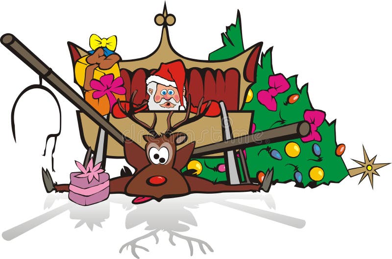 Santa Accident Stock Illustrations – 182 Santa Accident Stock ...