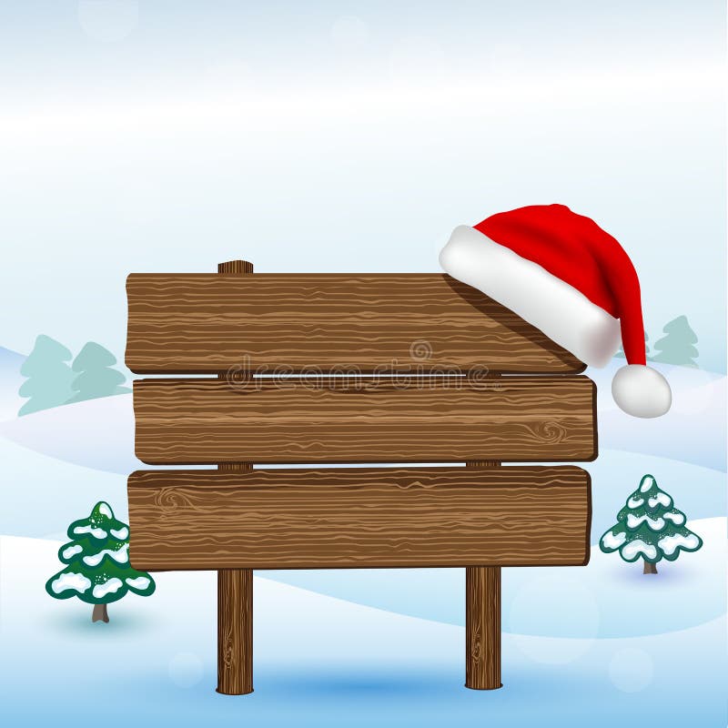 Christmas ad stock vector. Illustration of santa, texture - 34242847