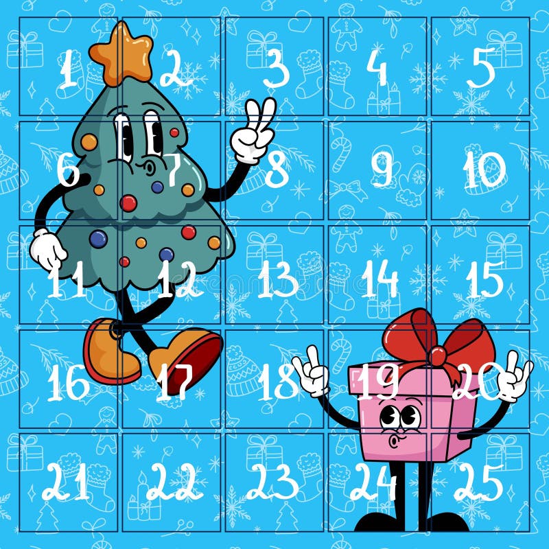 Countdown Calendar Template Kids Stock Illustrations – 92 Countdown ...