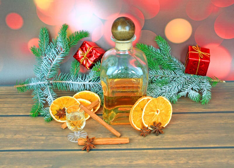 Christmas Alcohol stock image. Image of party, closeup - 62539351