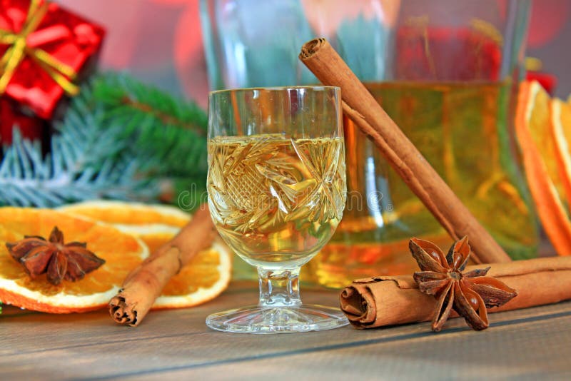 Christmas Alcohol stock photo. Image of drink, ball, anise - 62540088