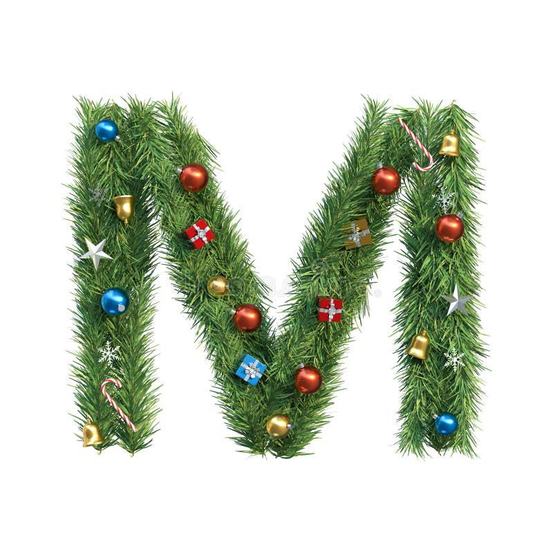 Christmas Alphabet M Stock Illustrations – 300 Christmas Alphabet M ...