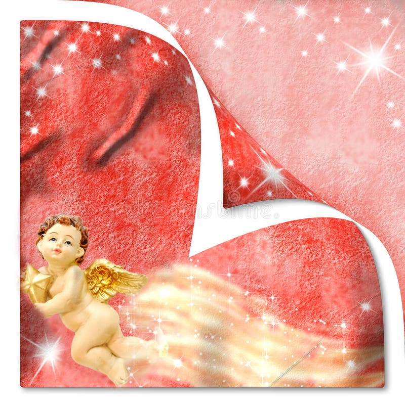 Christmas Angel Cards stock illustration. Illustration of flying - 20040729