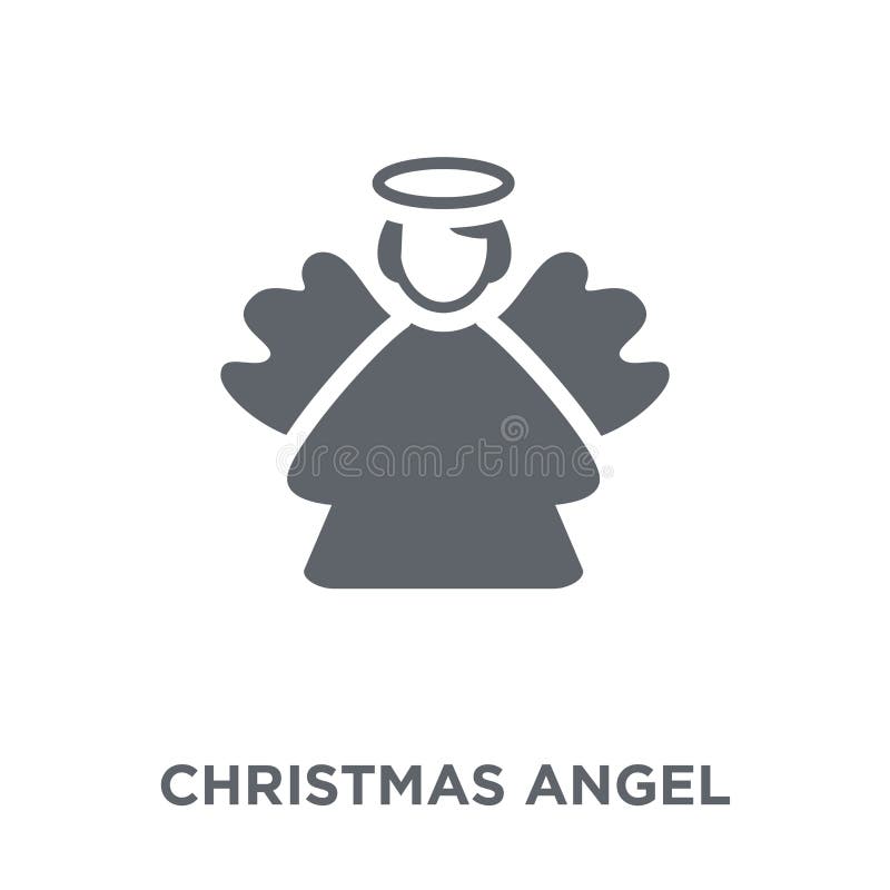 Christmas Angel Icon from Christmas Collection. Stock Vector ...