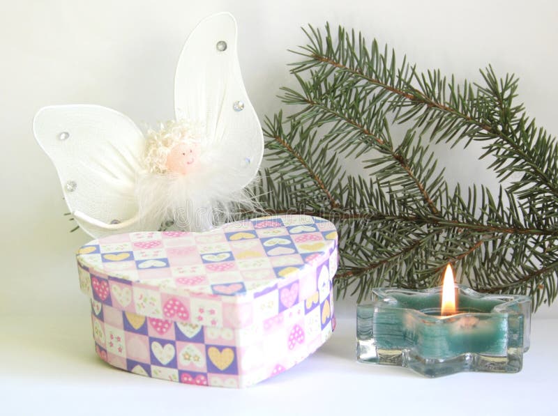Christmas stock image. Image of christmas, candle, angel - 61312499