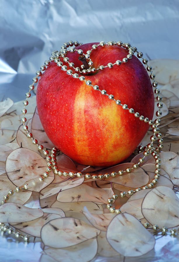 Christmas apple stock photo. Image of decorative, sparkly - 11330762