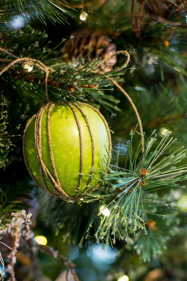 Christmas apple stock image. Image of apple, tree, decorations - 35327305