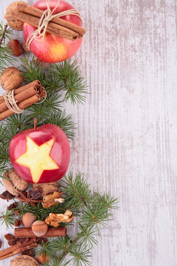 Christmas apple stock photo. Image of decoration, studio - 43393426