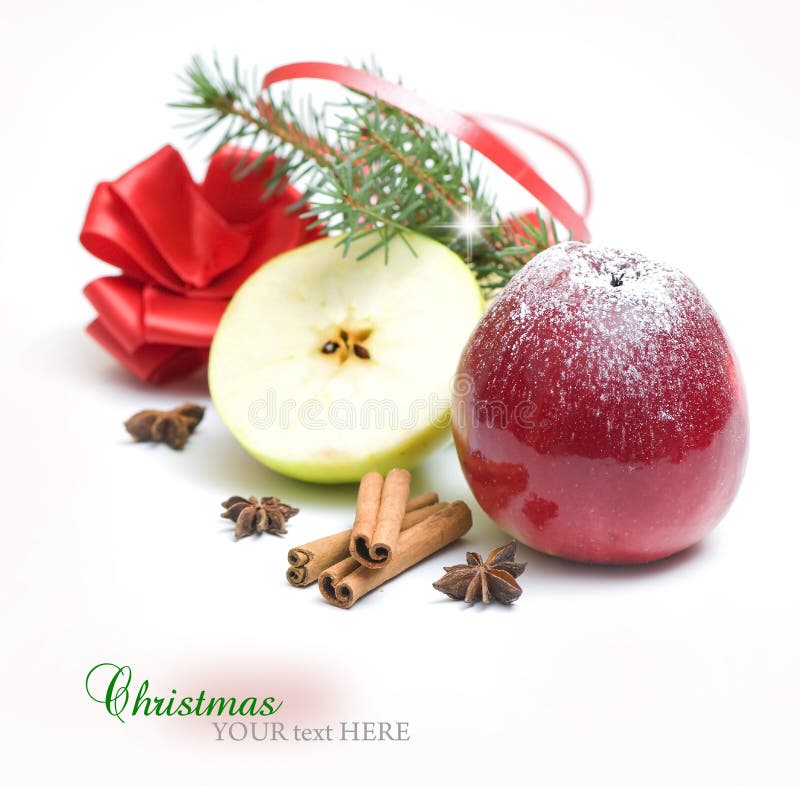 Christmas Apples and Spices Stock Photo - Image of tree, holiday: 27456110
