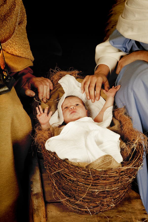 Christmas baby stock image. Image of sleeping, live, story - 16414457