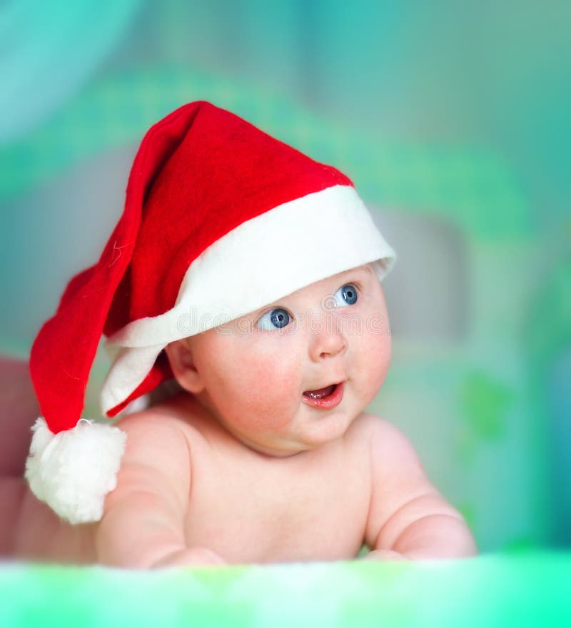 Christmas baby stock image. Image of green, holiday, cheerful - 3811405