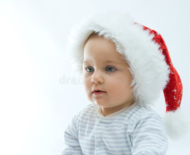 Christmas baby stock photo. Image of small, adorable, isolated - 6303478