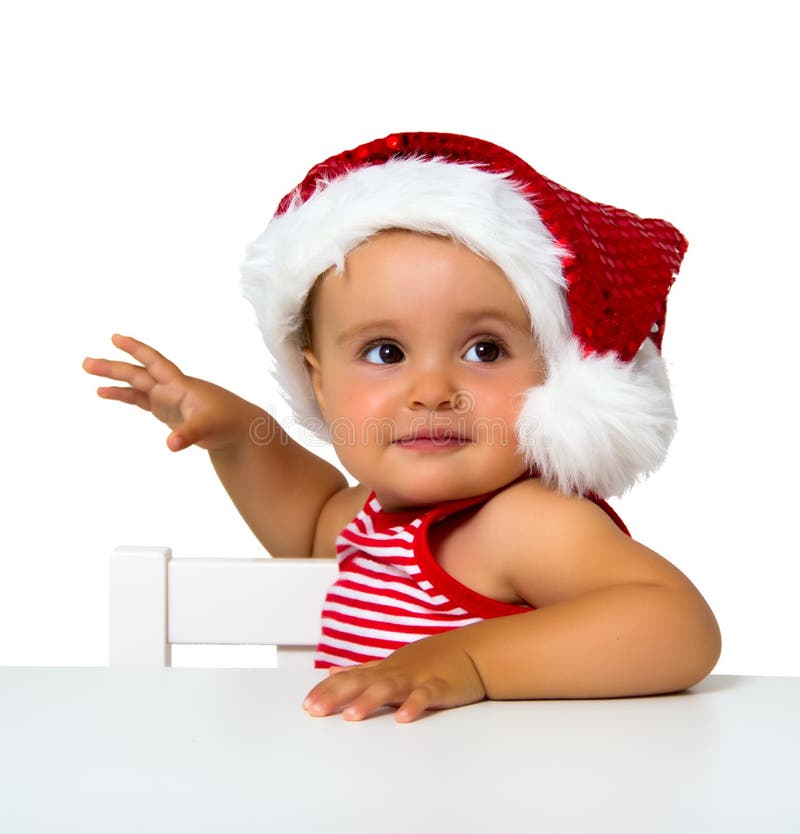 Christmas baby stock photo. Image of christmas, santa - 32788694