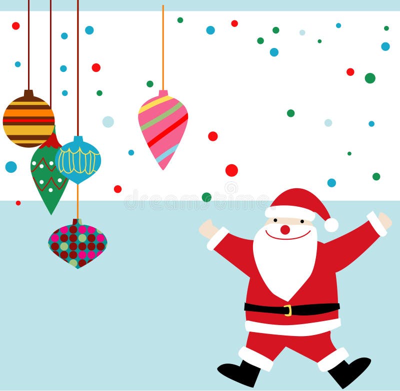 Cartoon Santa Claus Having an Electric Shock Accident at Christmas ...