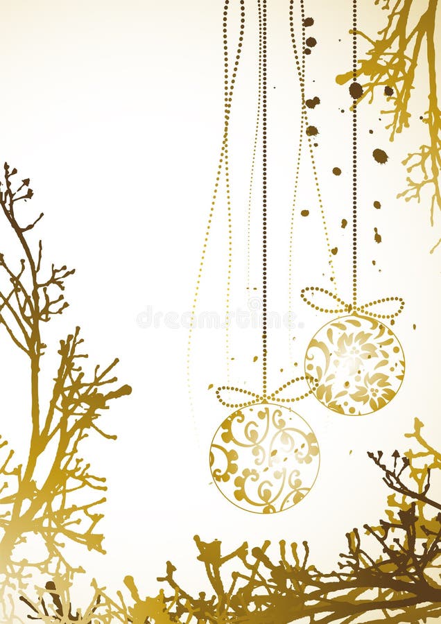 Christmas Ball with Curly Ribbon Stock Vector - Illustration of ...