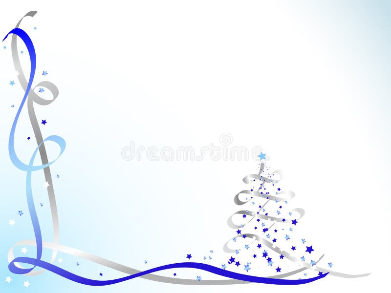 Blue silver star border stock vector. Illustration of glow - 22426548