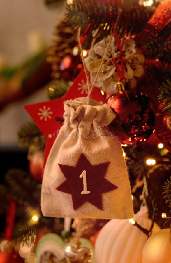 Christmas Background. Advent Calendar .Advent Calendar in the Form of ...