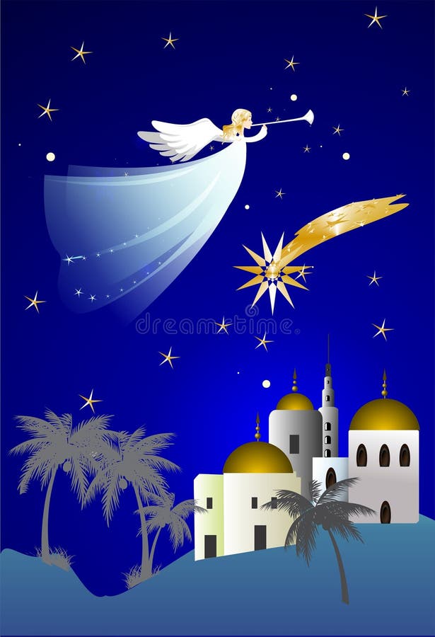 Bethlehem, stock illustration. Illustration of sheep - 35633973
