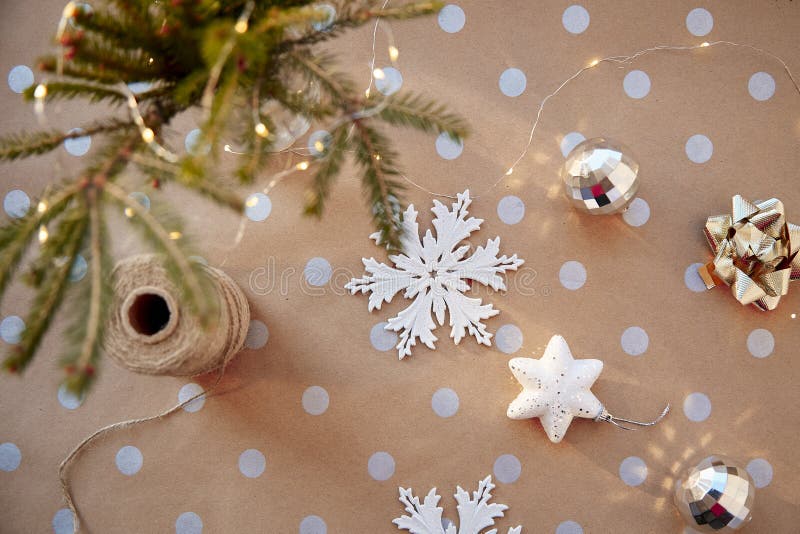 Christmas Background on Basic Classic Pattern with Dots. Festive ...