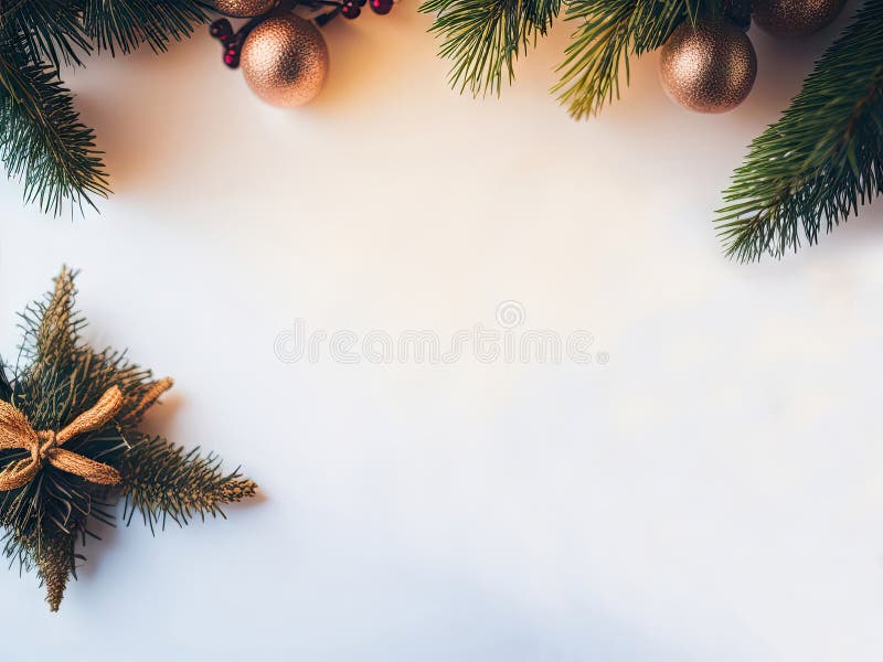 Christmas Background Design. Copy Paste, Copy Space Stock Illustration ...