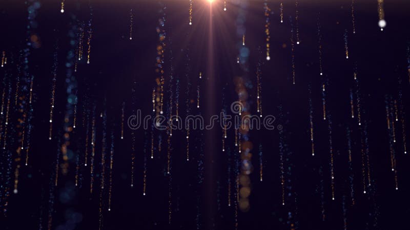 Christmas Background with Flowing and Spinning Beautiful Light ...