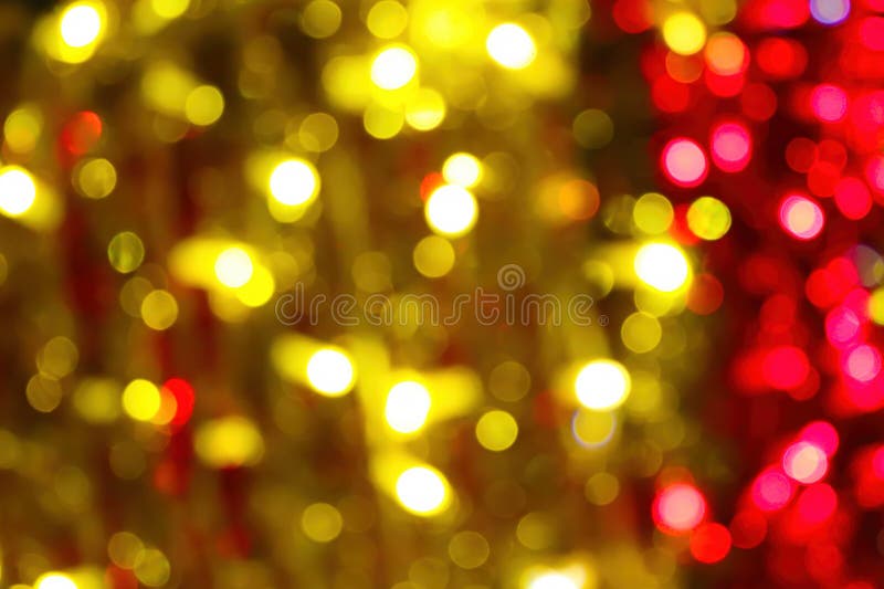 Christmas Background. Full Frame Shot of Defocused Lights Stock Photo ...