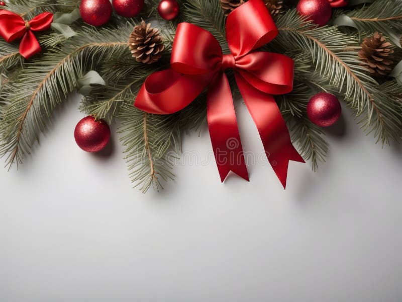 A Minimal Christmas Background with Simple Style Stock Illustration ...