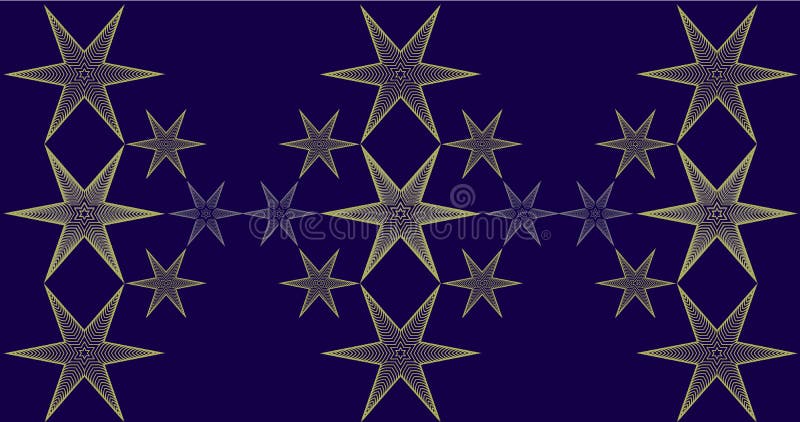 Christmas Background with Stars Pattern Stock Vector - Illustration of ...