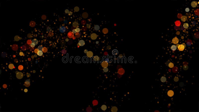 Christmas Backgrounds with Falling Particle Lights and Snowflakes ...