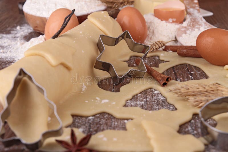 Christmas baking stock image. Image of dough, cuisine - 26558045