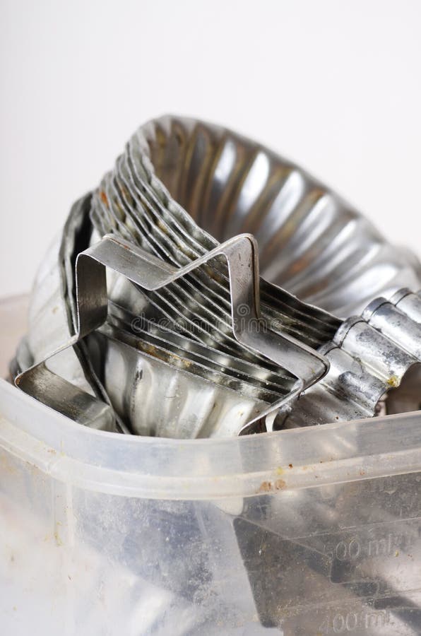 Christmas baking forms stock image. Image of form, retro - 43589391