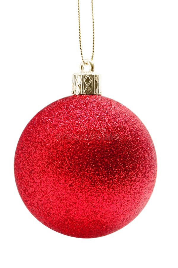 Red christmas balls stock image. Image of hanging, celebration - 226335