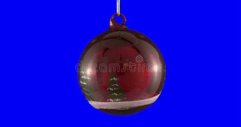 Christmas Ball Isolated Loop Stock Footage - Video of metallic, glitter ...