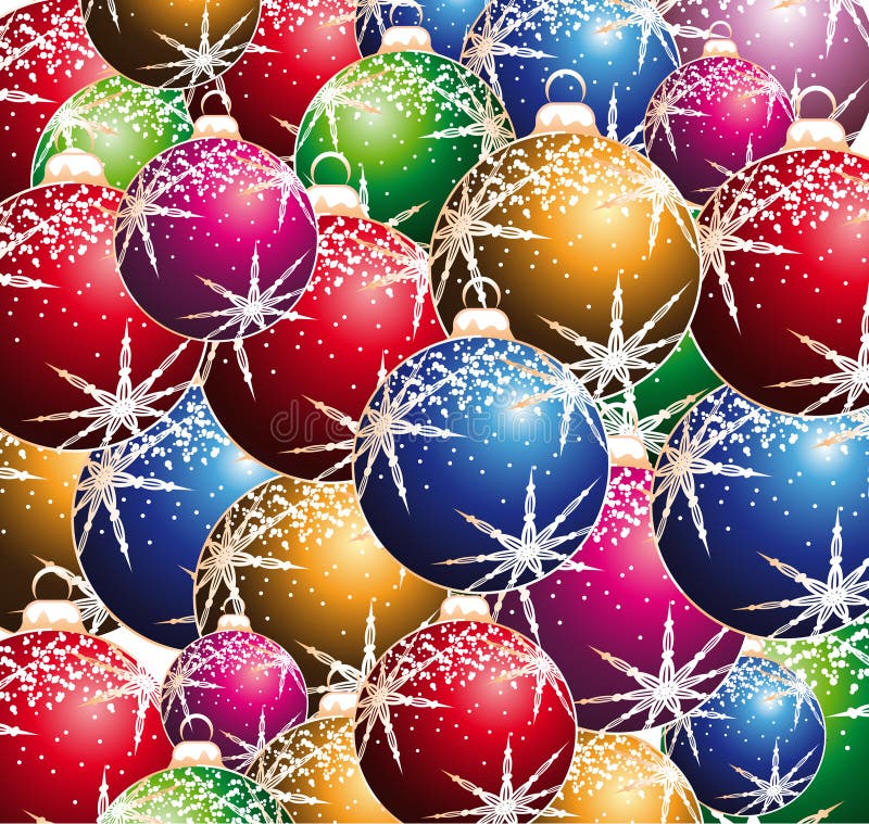 Christmas Balls Background stock illustration. Illustration of ball ...