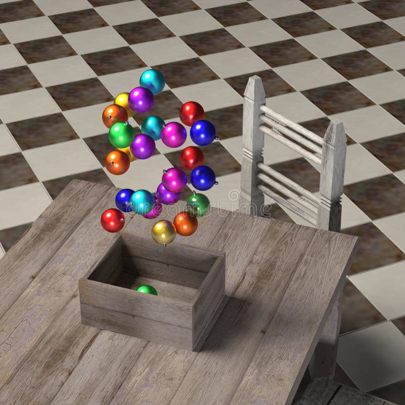 Christmas balls stock illustration. Illustration of dirty - 48163295