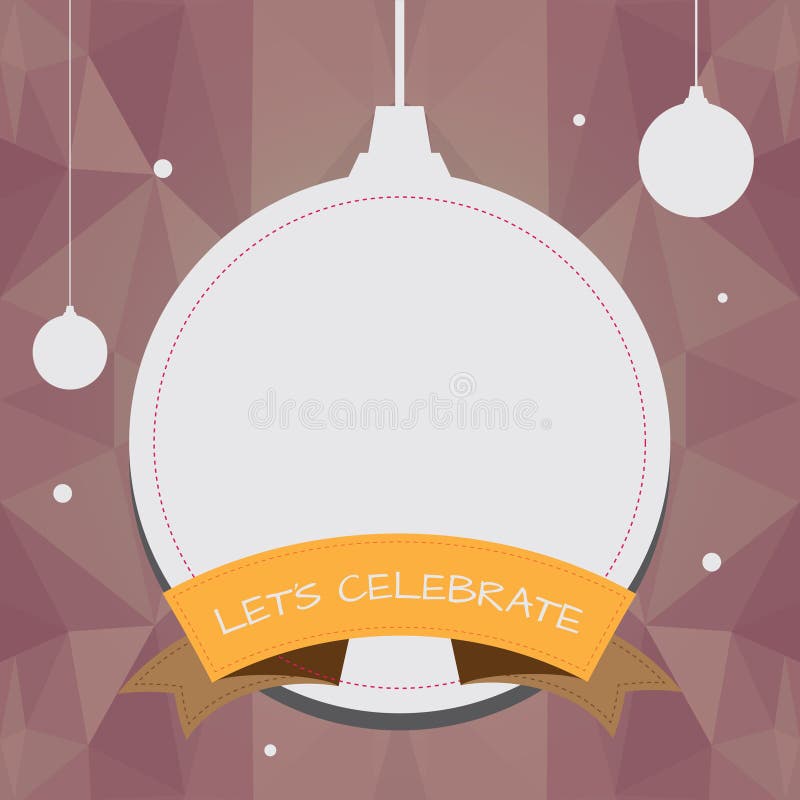 Christmas Balls Frame. Vector Illustration Decorative Design Stock ...