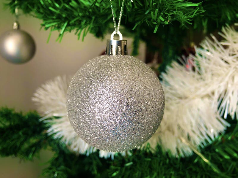 Christmas Balls Ornament for on Christmas Tree Stock Photo - Image of ...