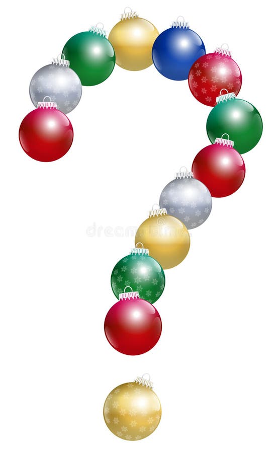 Christmas Balls Question Mark Stock Vector - Illustration of answer ...